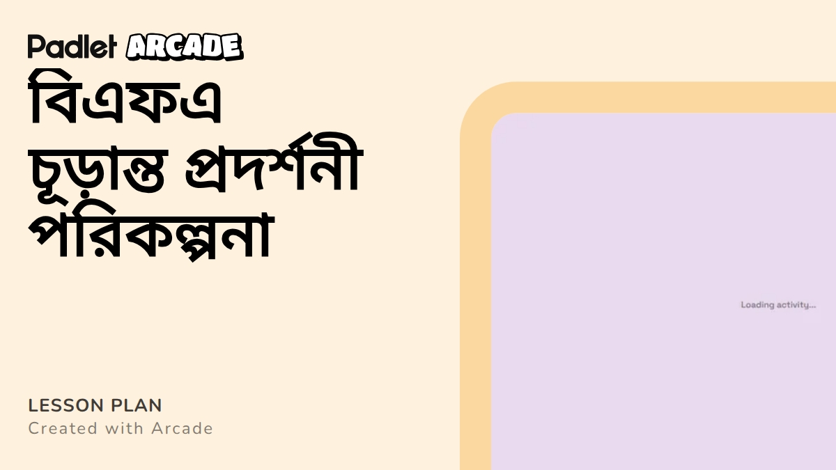 Lesson plan by Padlet TA
