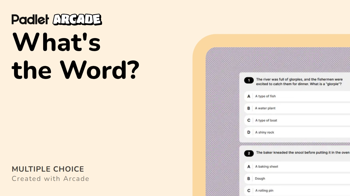 What's the Word? | Arcade