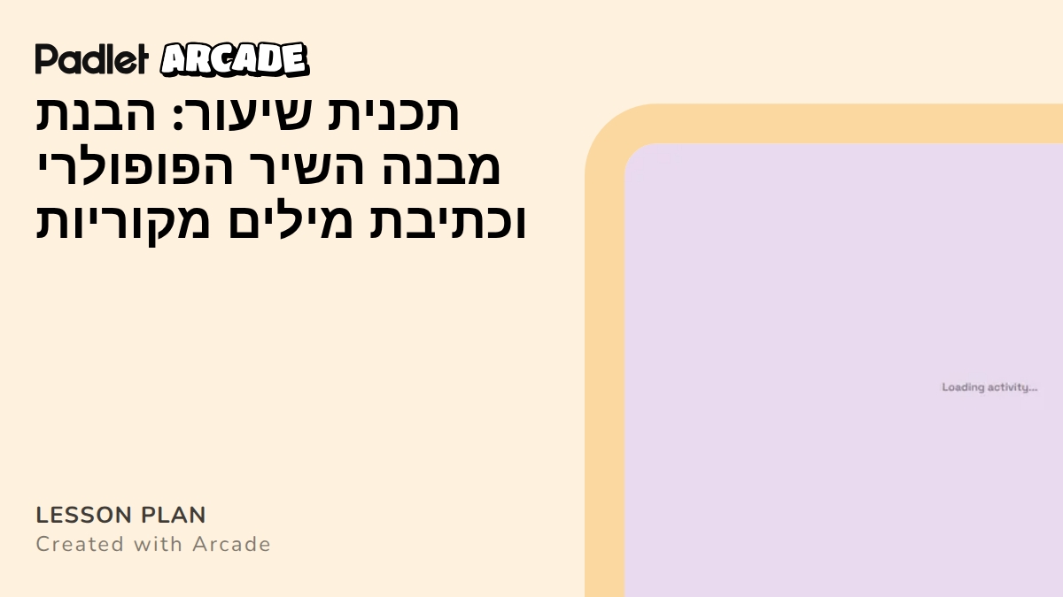 Lesson plan by Padlet TA