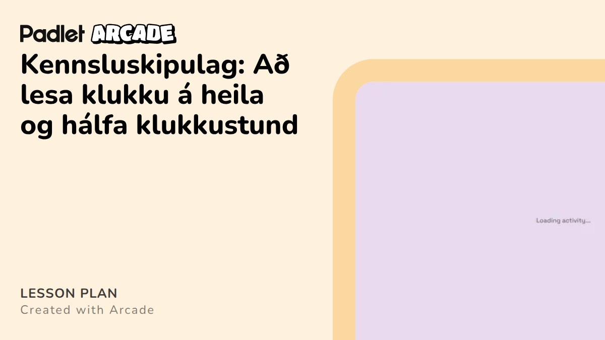 Lesson plan by Padlet TA
