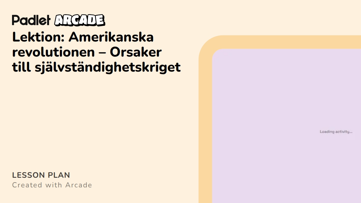 Lesson plan by Padlet TA