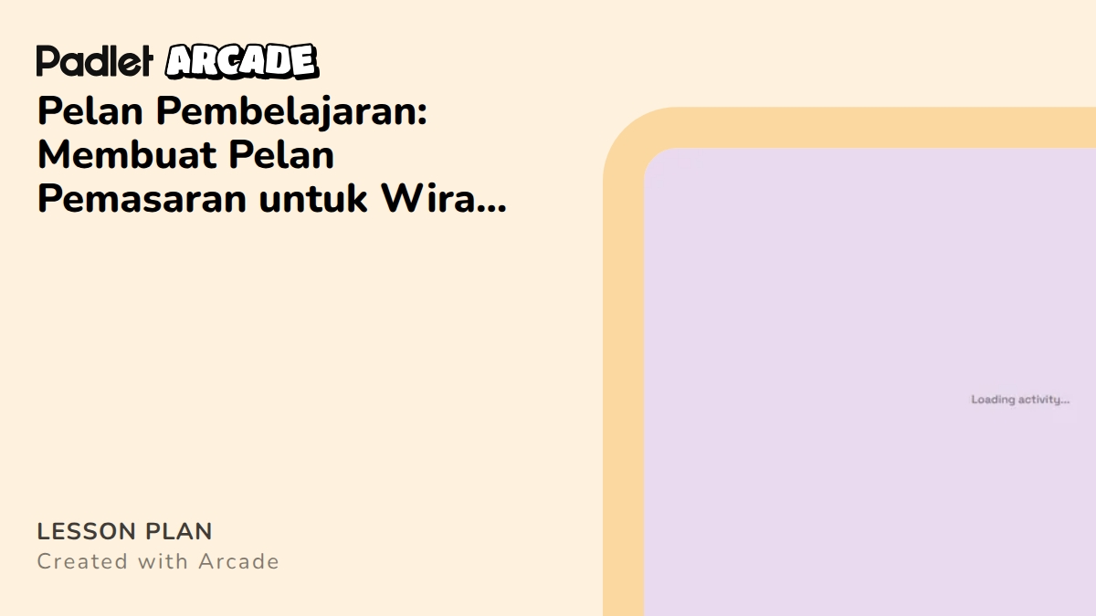 Lesson plan by Padlet TA