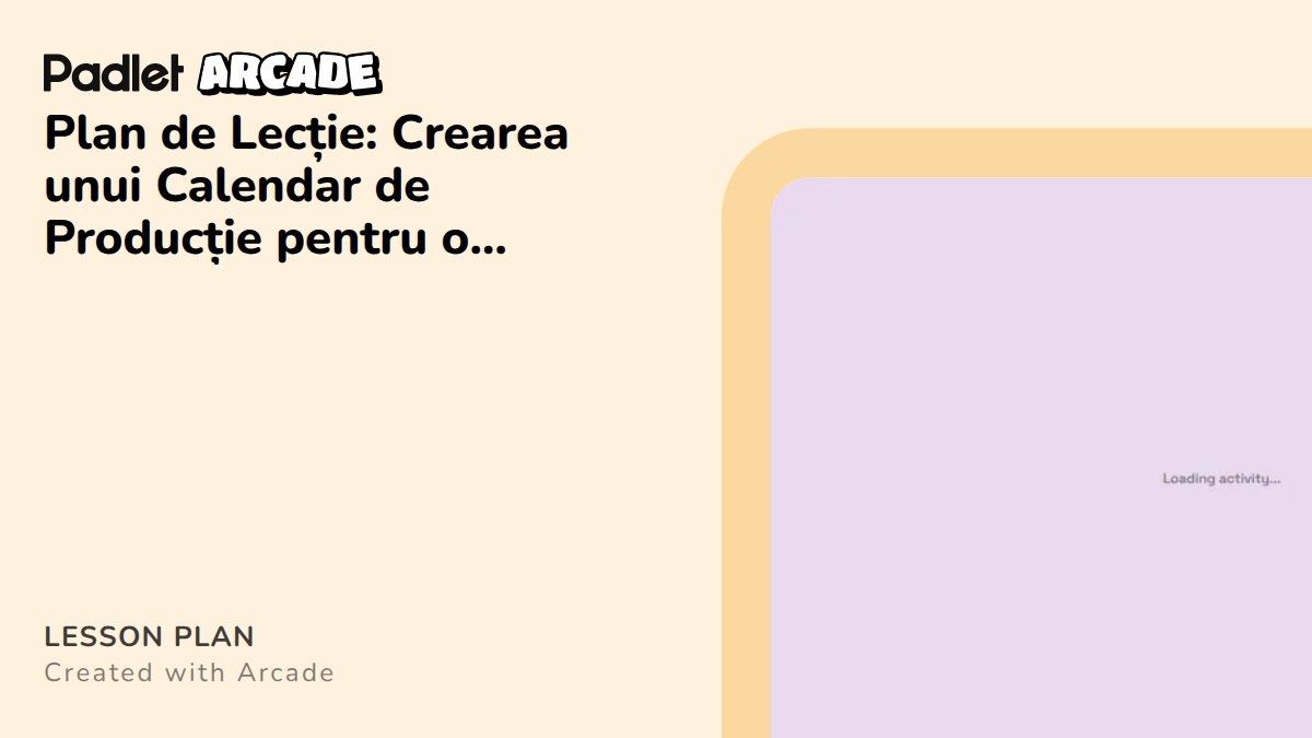 Lesson plan by Padlet TA