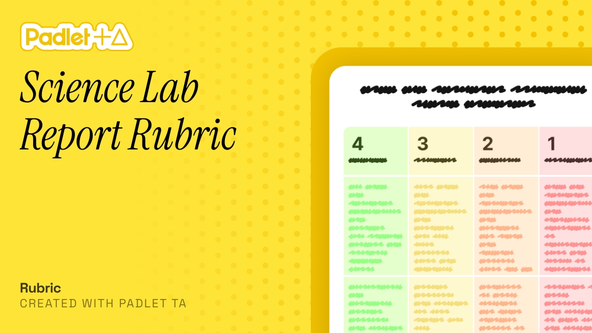 Rubric by Padlet TA