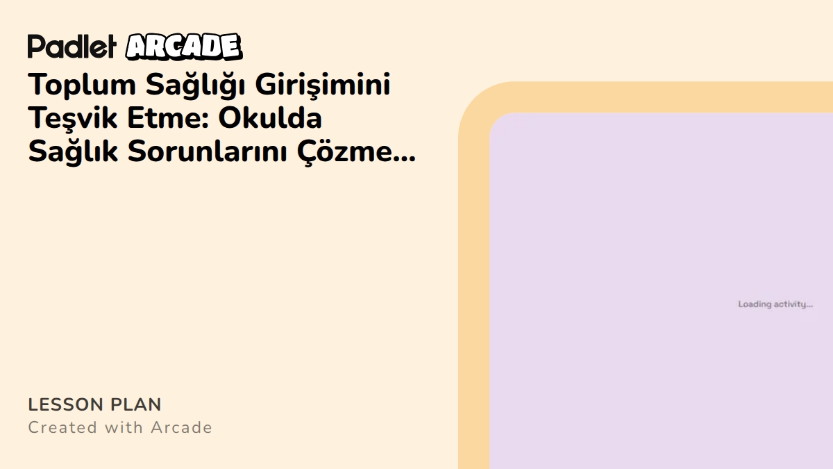 Lesson plan by Padlet TA