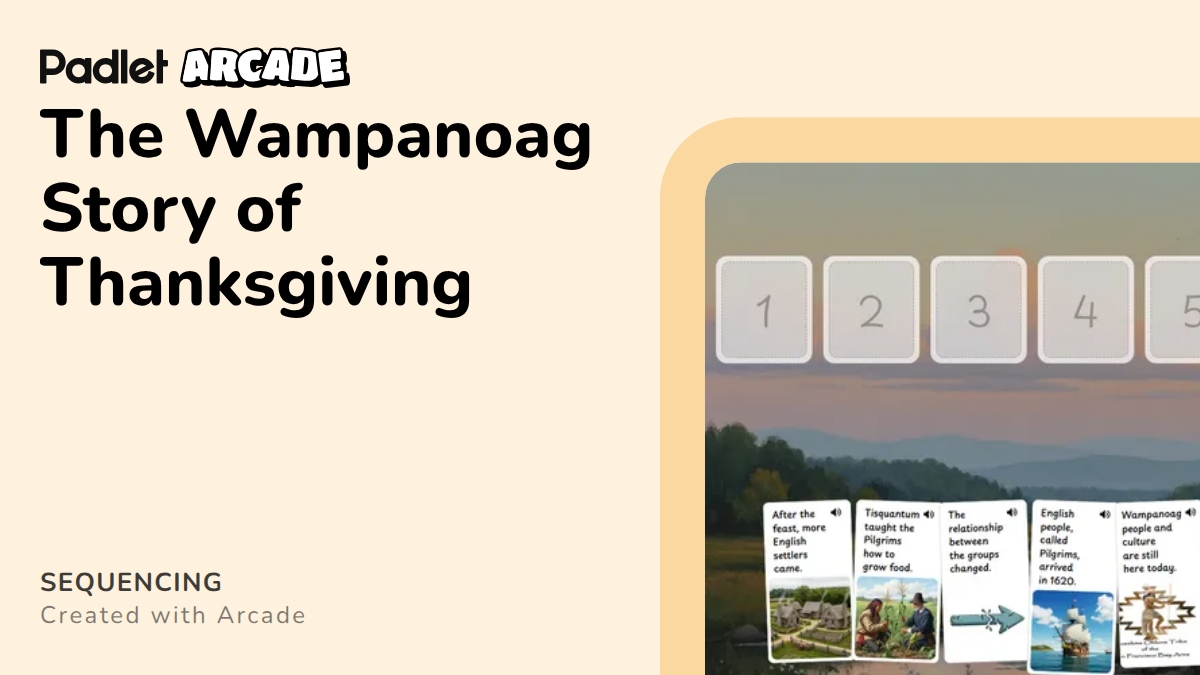 The Wampanoag Story of Thanksgiving by Padlet TA