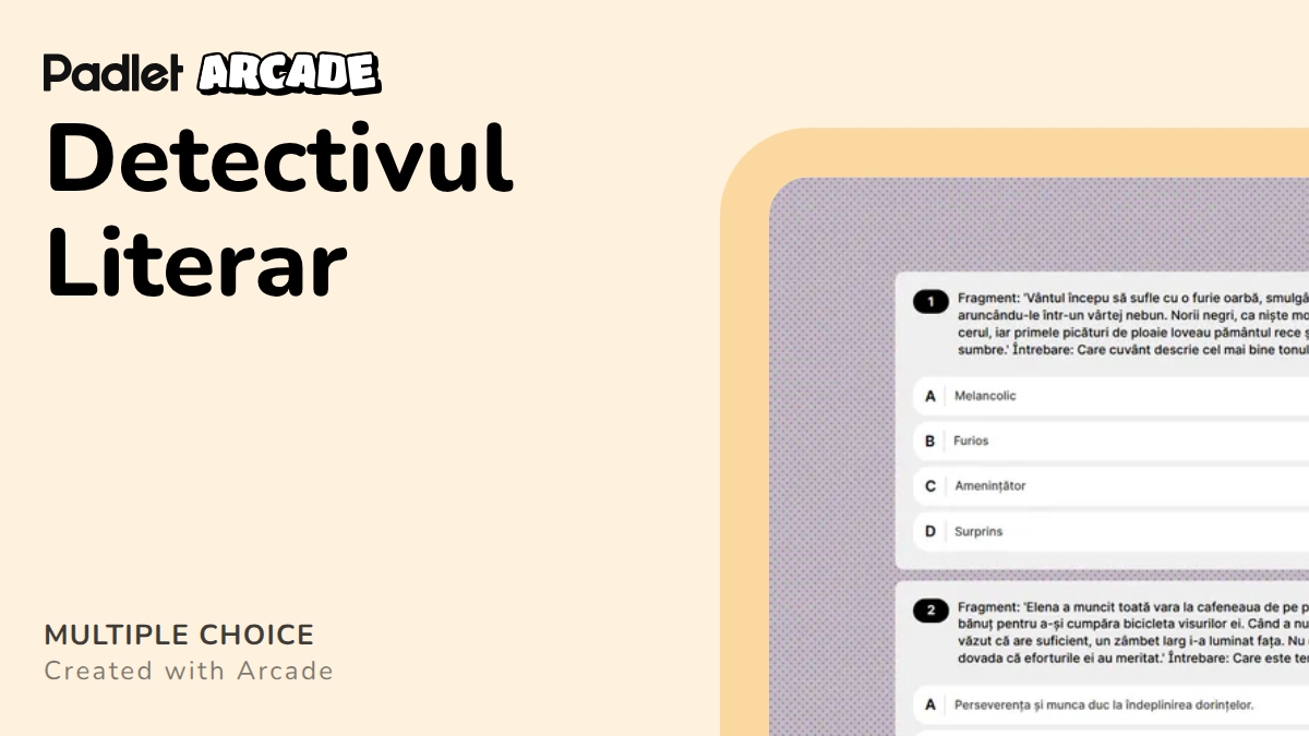 Detectivul Literar | Arcade