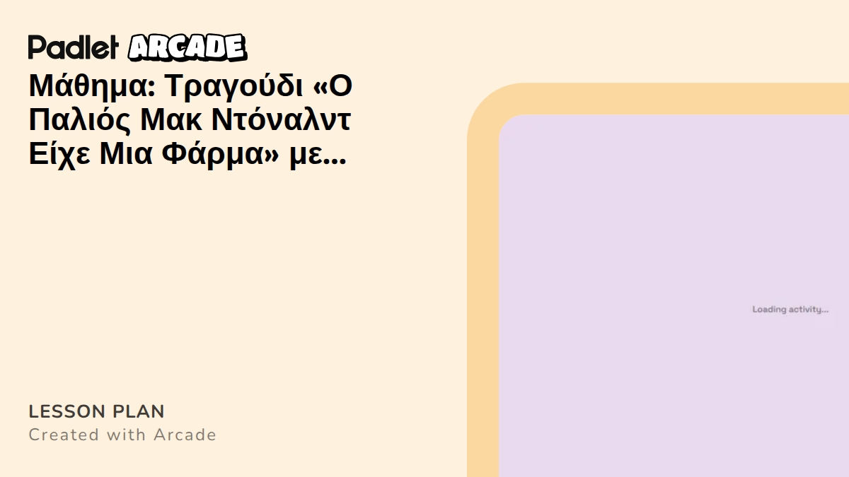 Lesson plan by Padlet TA
