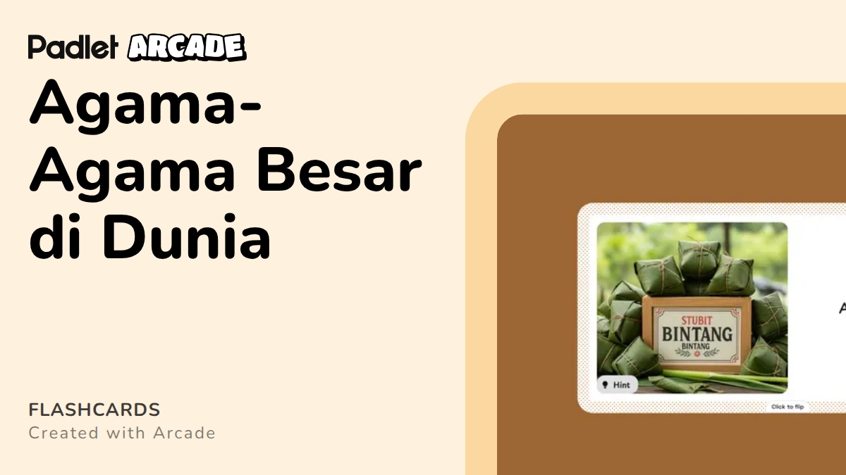 Agama-Agama Besar di Dunia by Padlet TA