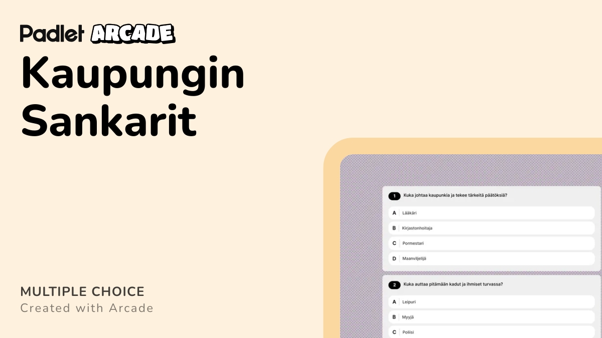 Kaupungin Sankarit by Padlet TA