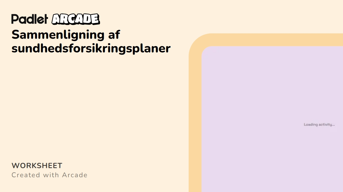 Worksheet by Padlet TA