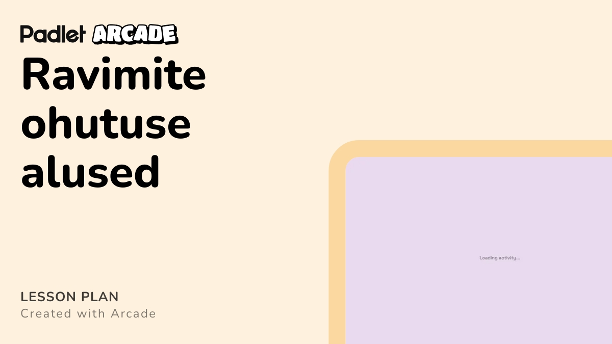 Lesson plan by Padlet TA