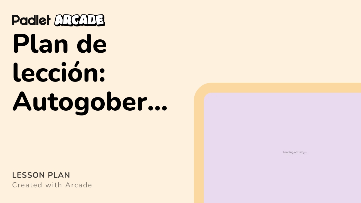 Lesson plan by Padlet TA