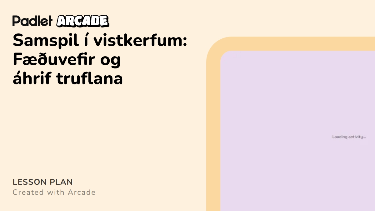 Lesson plan by Padlet TA