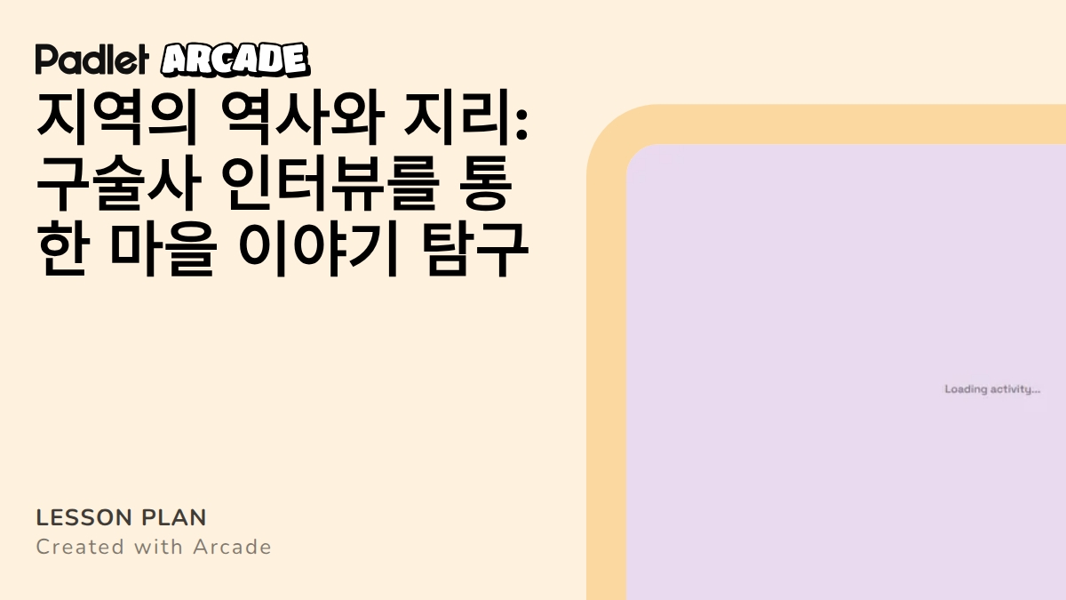 Lesson plan by Padlet TA