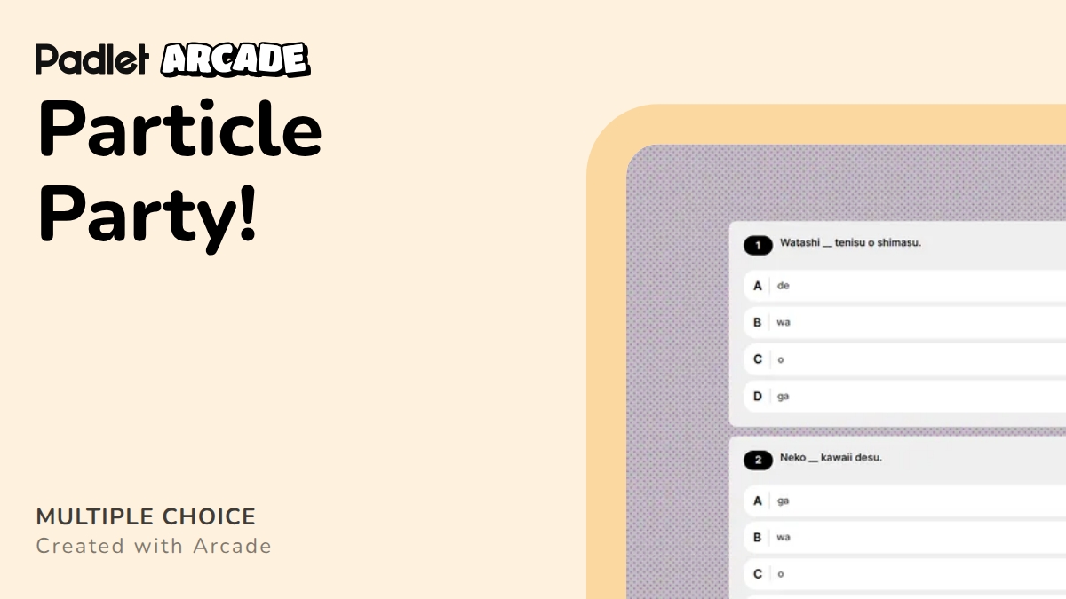 Particle Party! by Padlet TA
