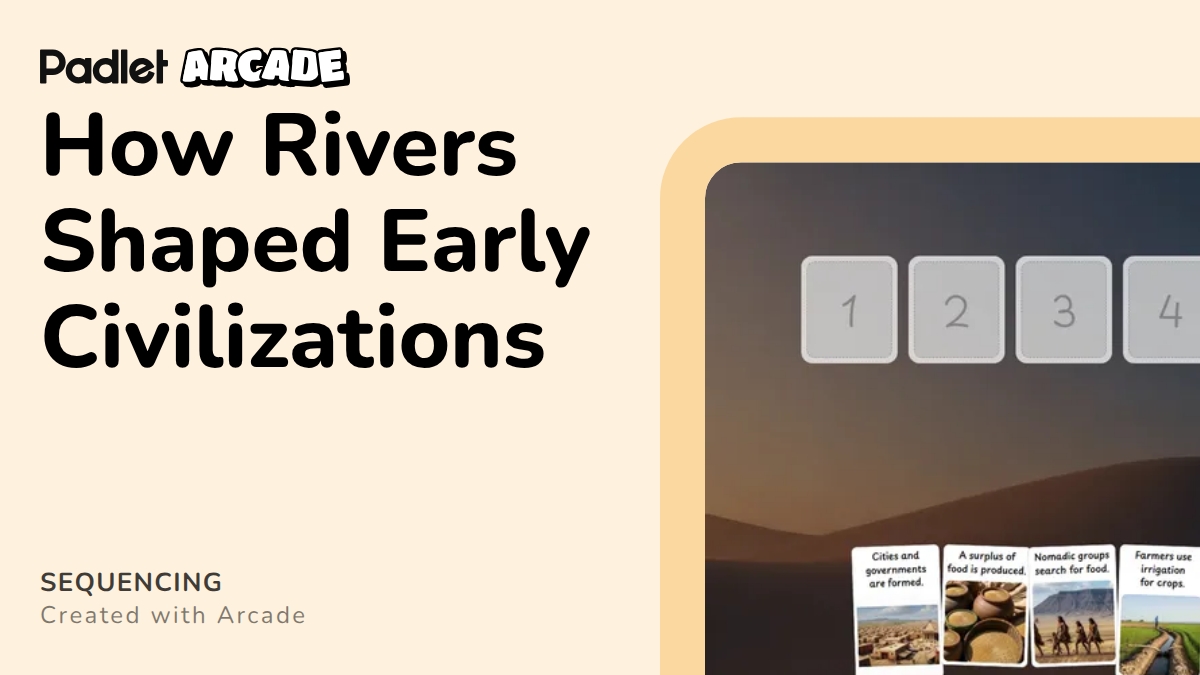 How Rivers Shaped Early Civilizations โดย Padlet TA