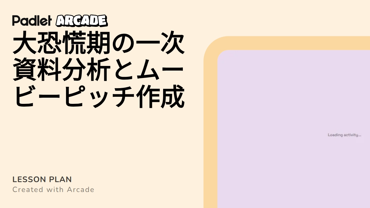 Lesson plan by Padlet TA