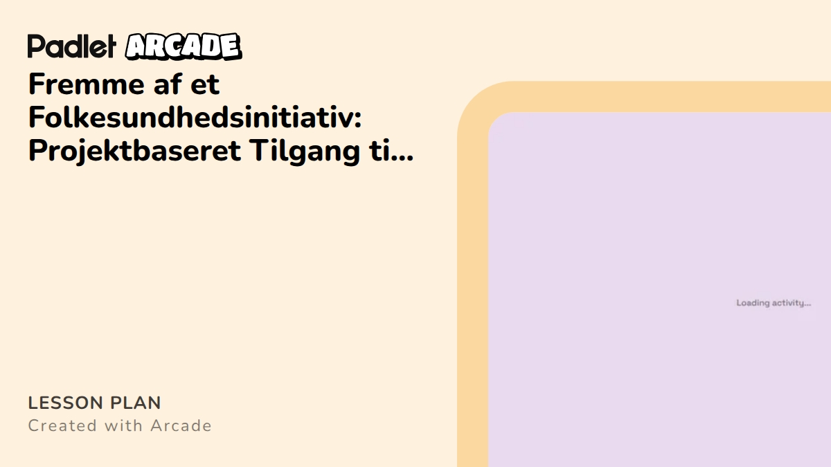Lesson plan by Padlet TA