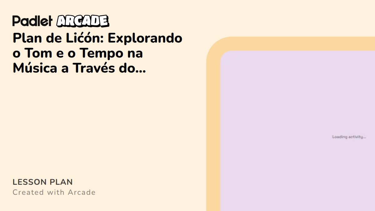 Lesson plan by Padlet TA
