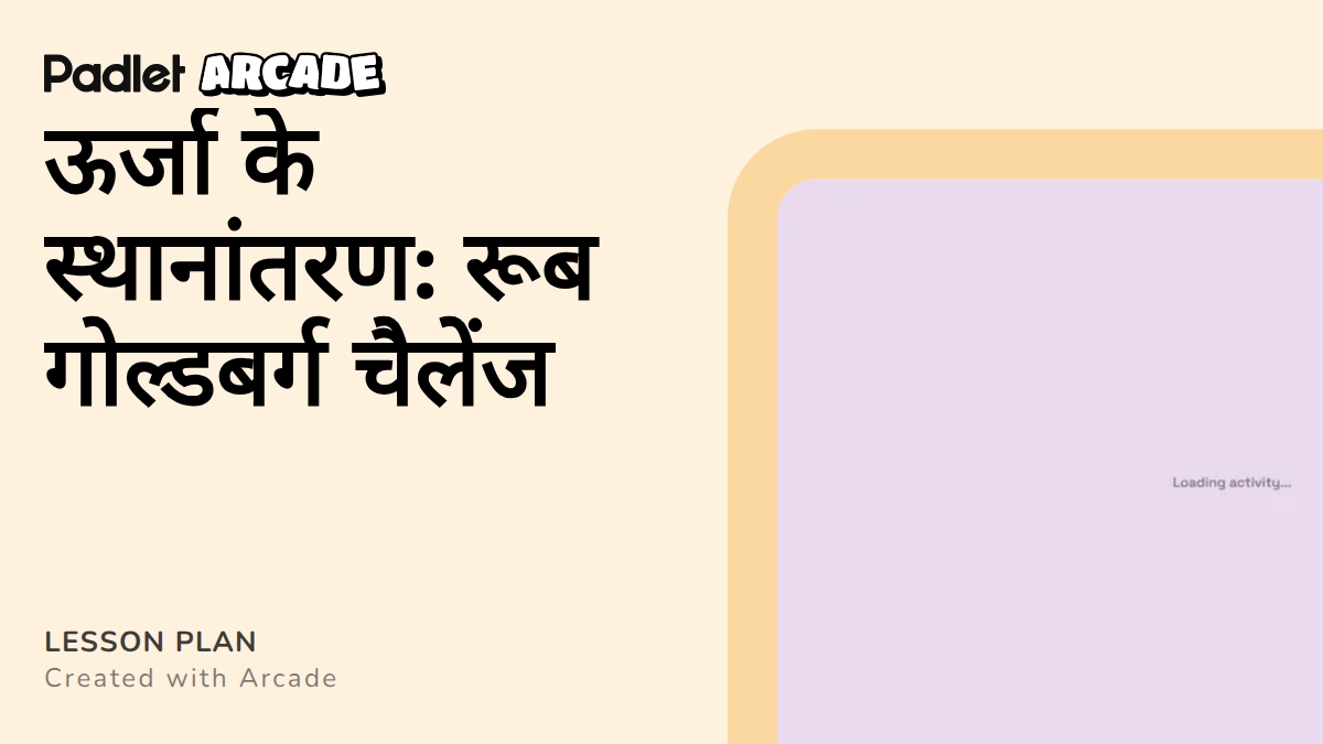 Lesson plan by Padlet TA