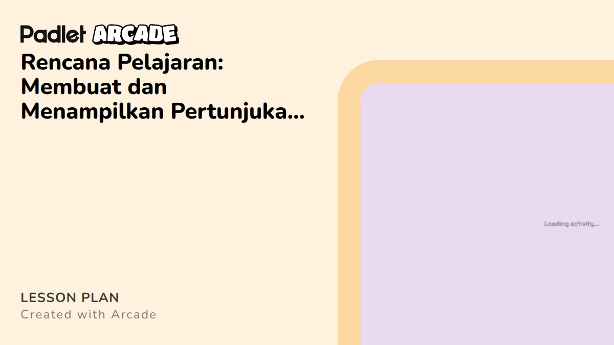 Lesson plan by Padlet TA