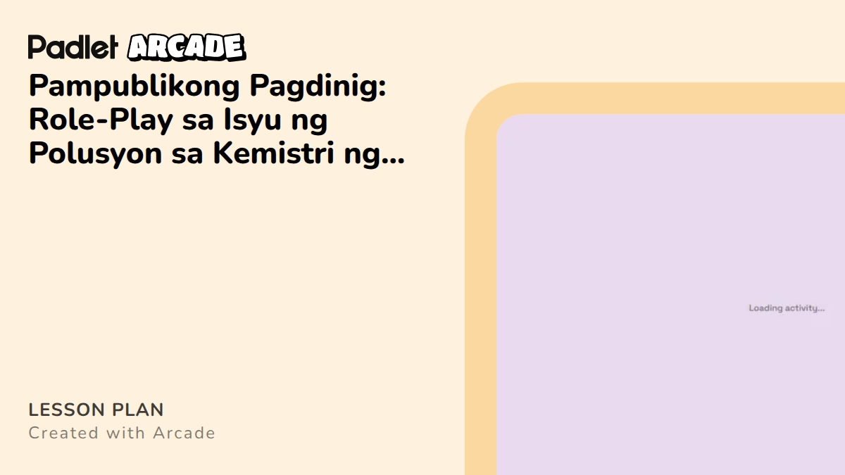 Lesson plan by Padlet TA