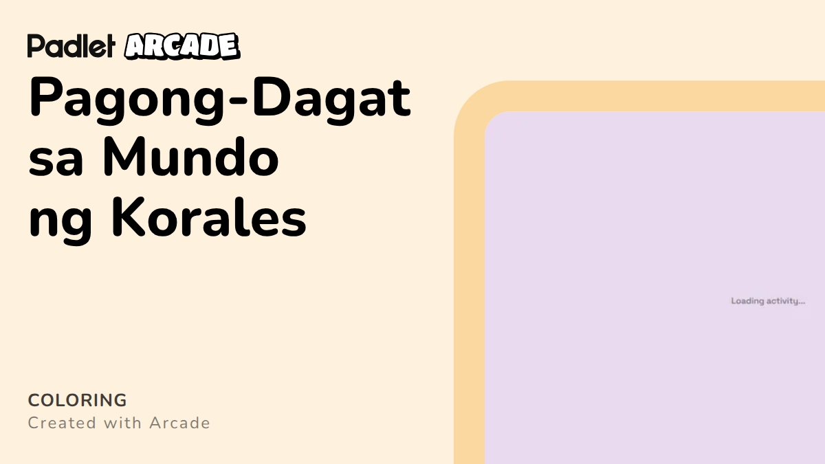 Coloring sheet by Padlet TA