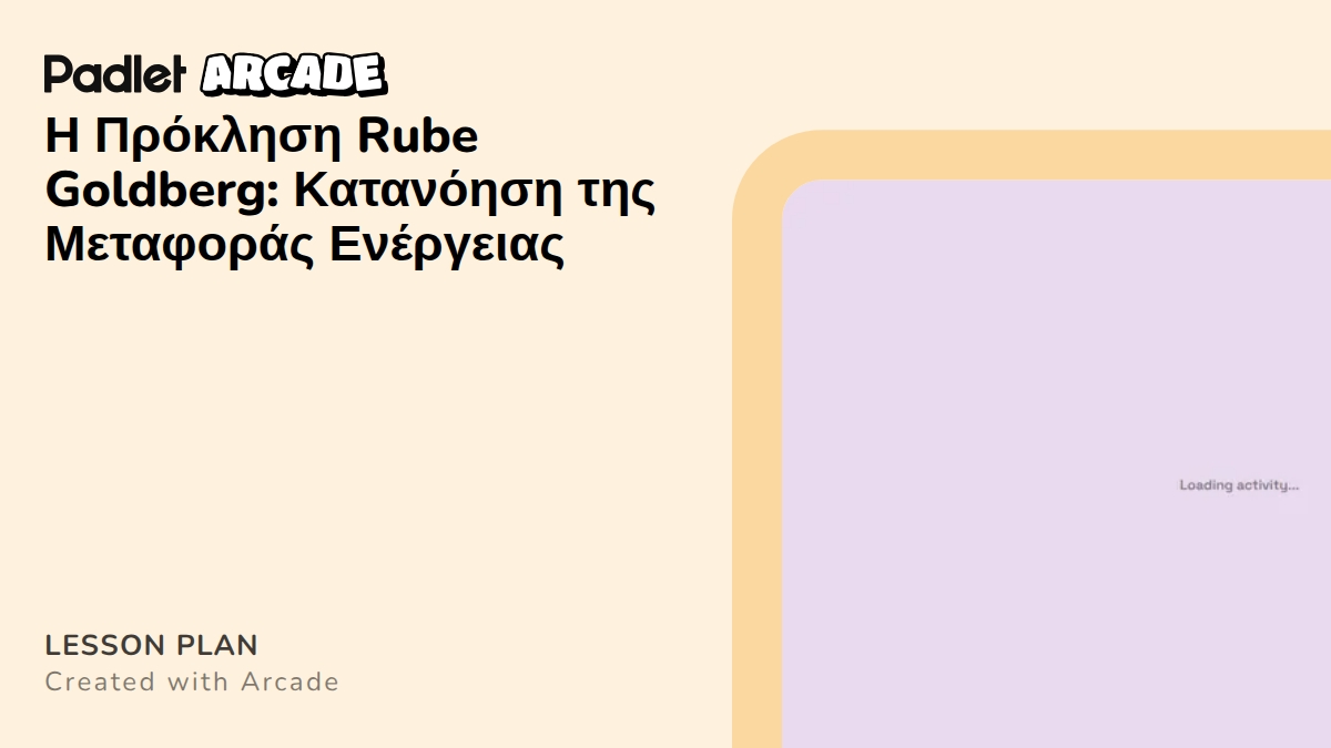 Lesson plan by Padlet TA