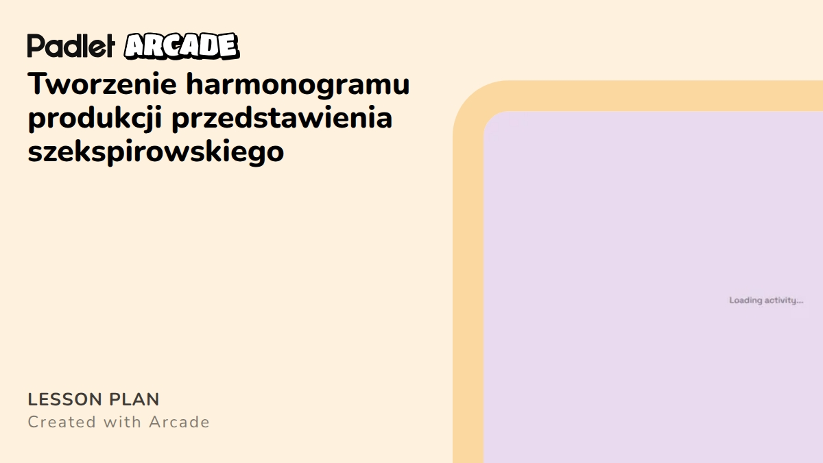 Lesson plan by Padlet TA
