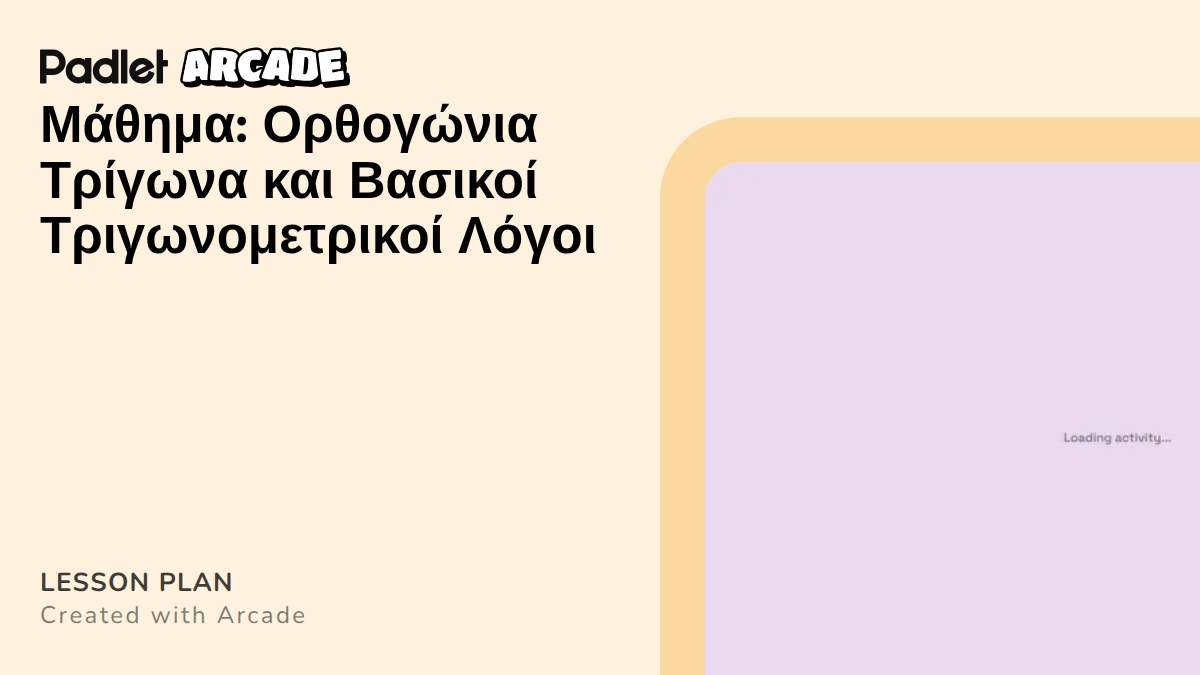 Lesson plan by Padlet TA