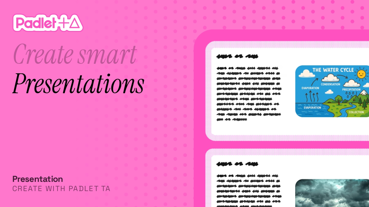 Presentation by Padlet TA